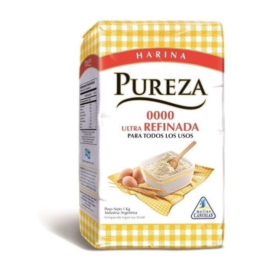 HARINA DE TRIGO PUREZA 4/0 REFINADA 1000 GRS