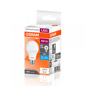 LAMPARAS LED OSRAM 5W LF VALUE 1 UNID.