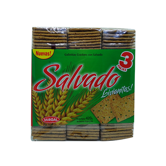 GALLETAS SALVAD MIRGAL TRIPACK 420 GRS
