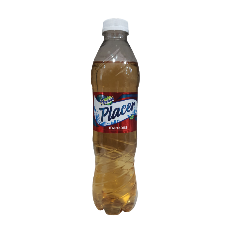 AGUA SABORIZADA PLACER MANZANA 500 CC.