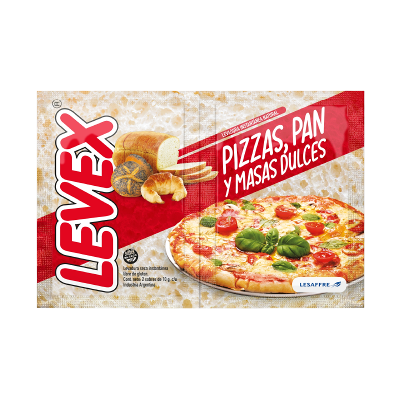 LEVADURA LEVEX INST.2 SOBRES 20 GRS