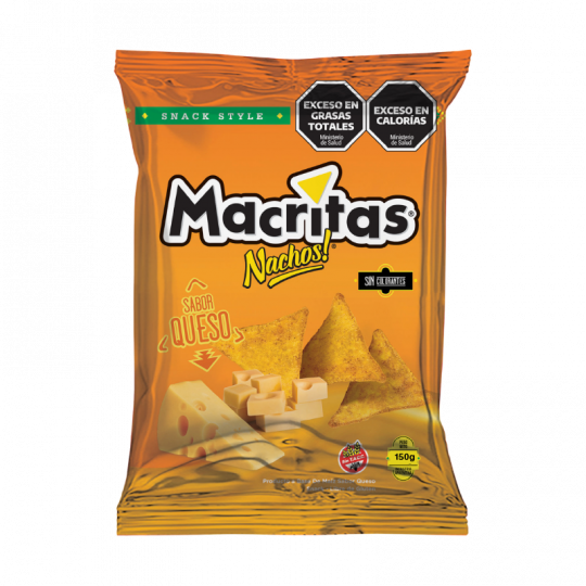 NACHOS MACRITAS QUESO 150 GRS
