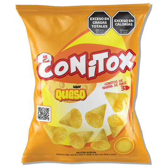 SNACKS CONITOX CONITOS SABOR QUESO 60 GRS