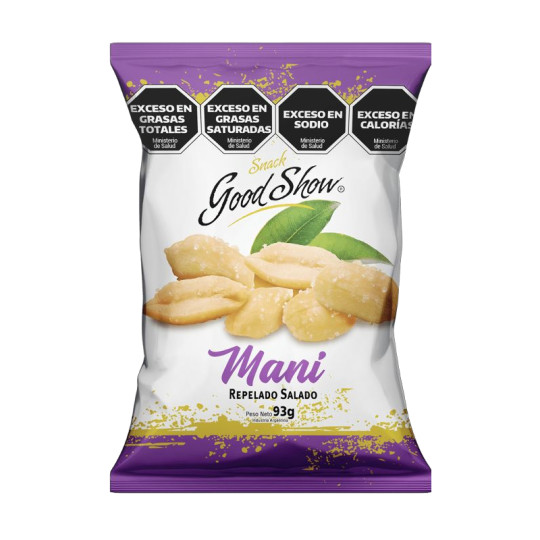 SNACKS GOOD SHOW MANI PELADO 93 GRS