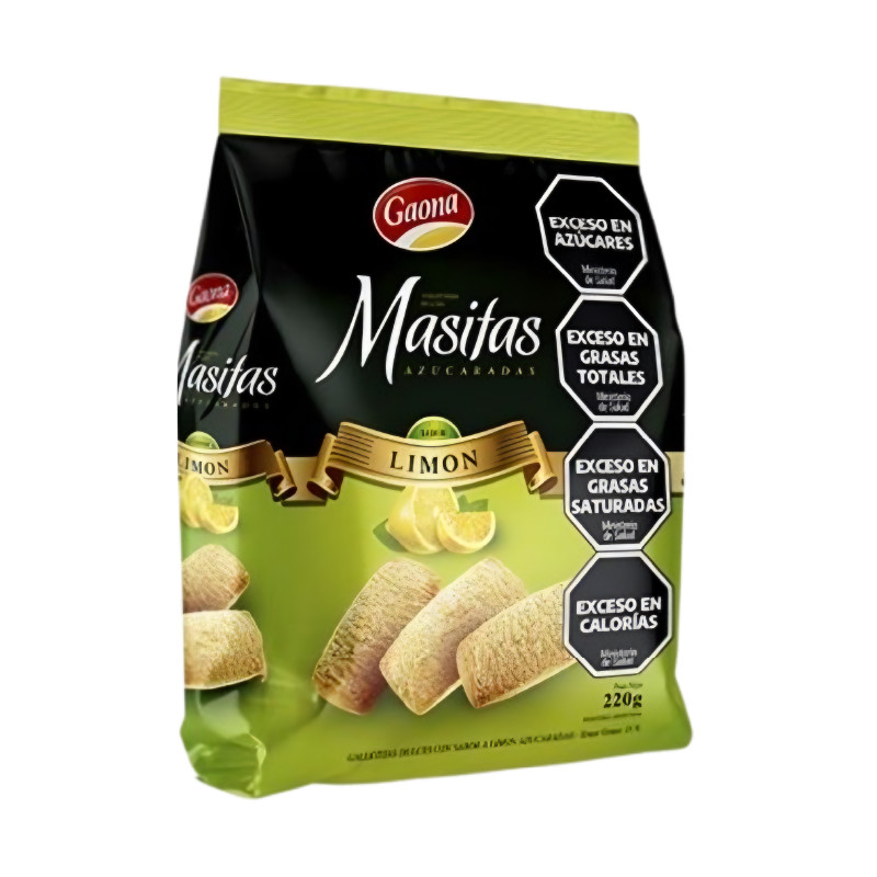 GALLETAS DULCES GAONA LIMON MASITAS 220 GRS