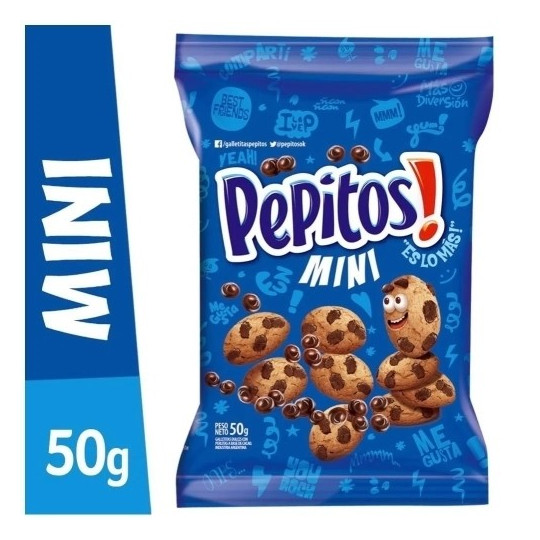 GALLETAS DULCES PEPITOS MINI 50 GRS