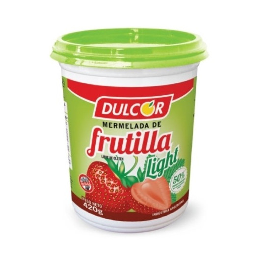 MERMELADA DIET DULCOR FRUTILLA 420 GRS